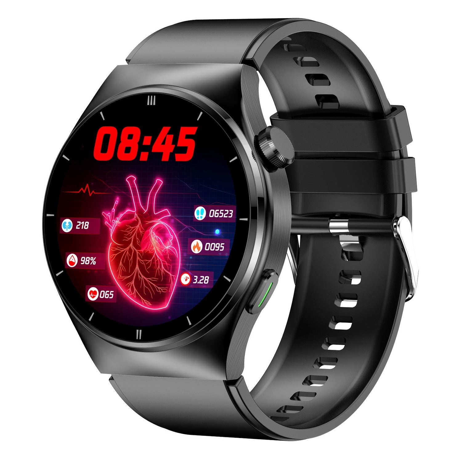 Bearscome F320 Laser therapy smart watch blood glucose blood oxygen ur